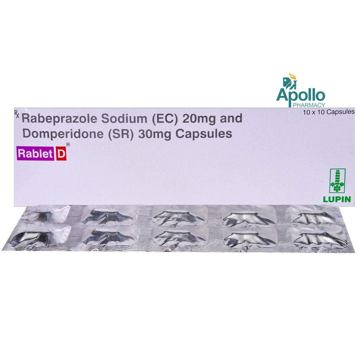 Rablet D Capsule 10's Price, Uses, Side Effects, Composition - Apollo ...
