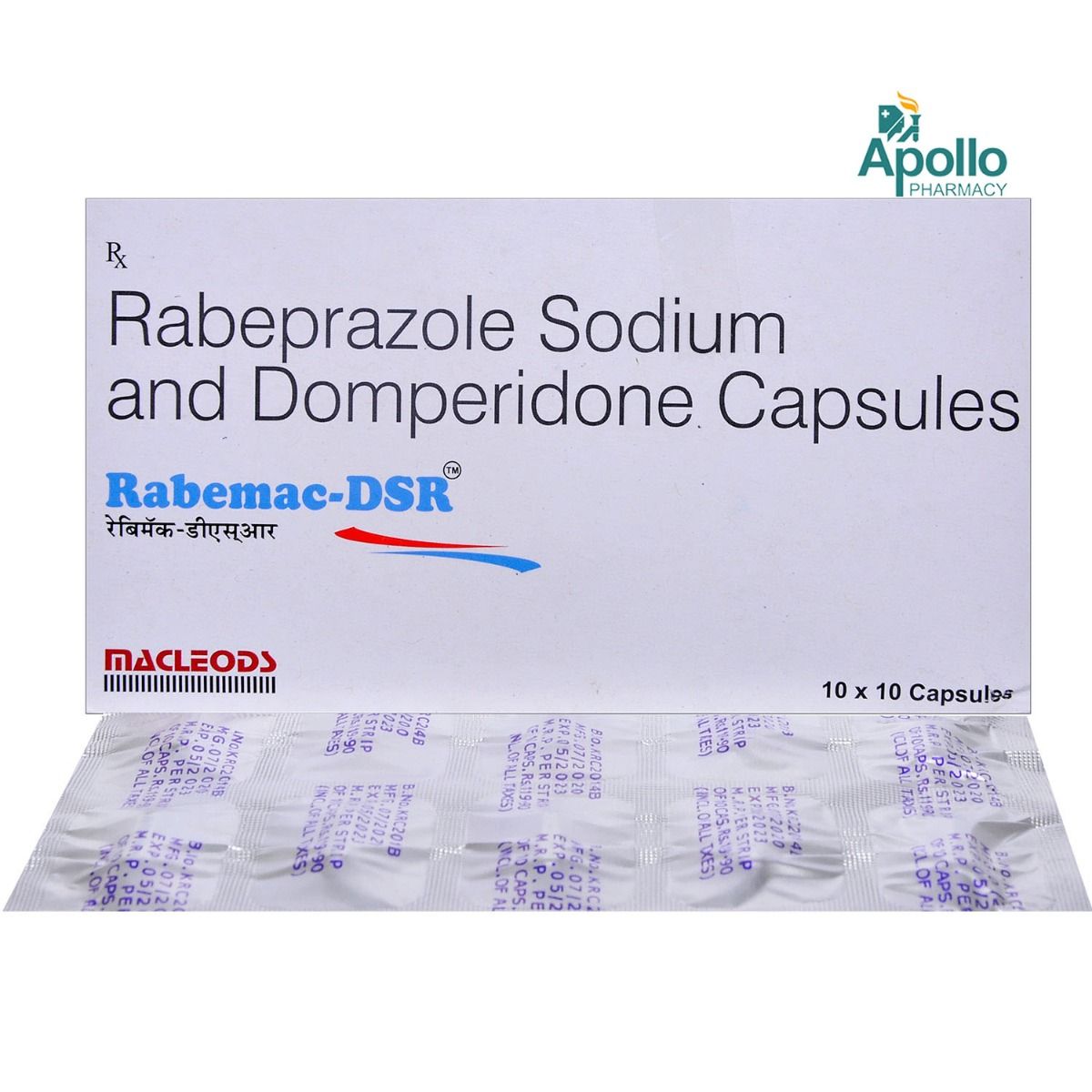 Rabemac-DSR Capsule 10's Price, Uses, Side Effects, Composition - Apollo Pharmacy