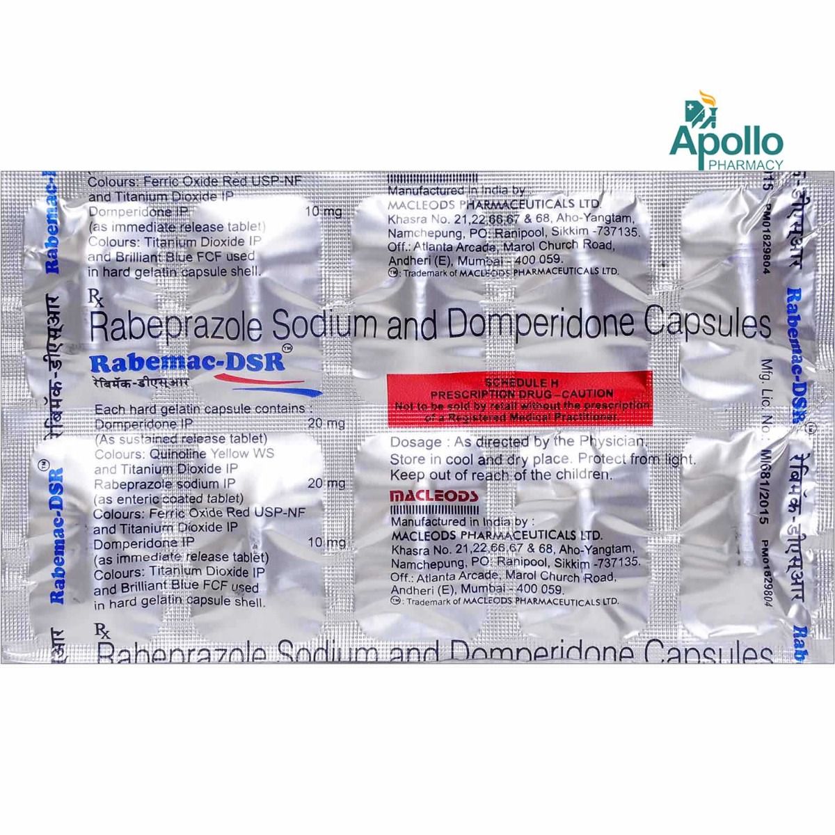 Rabemac-DSR Capsule | Uses, Side Effects, Price | Apollo Pharmacy