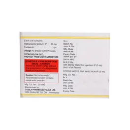 RABELOC 20MG I.V INJECTION | Uses, Side Effects, Price | Apollo Pharmacy