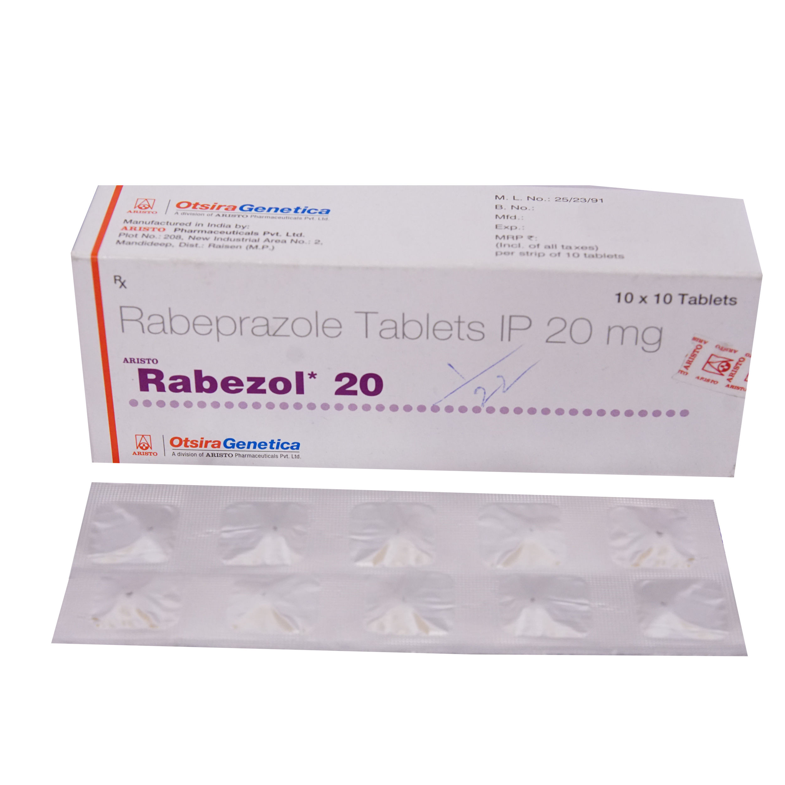 Rabezol 20 Tablet 10's Price, Uses, Side Effects, Composition - Apollo ...