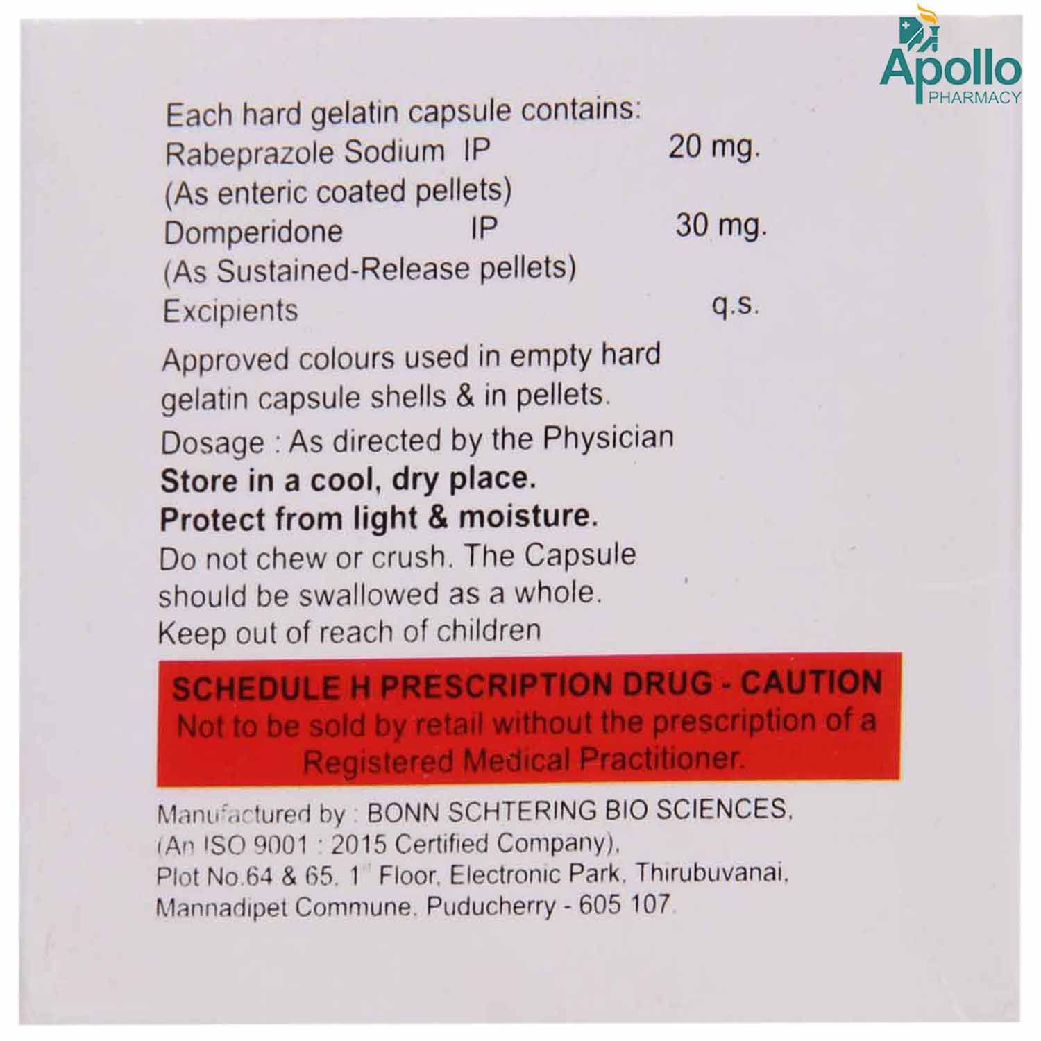 Rabisafe D Capsule | Uses, Side Effects, Price | Apollo Pharmacy