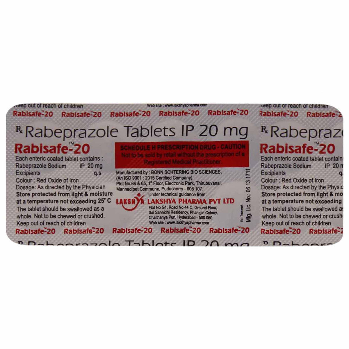Rabisafe 20 Tablet 10's Price, Uses, Side Effects, Composition - Apollo ...