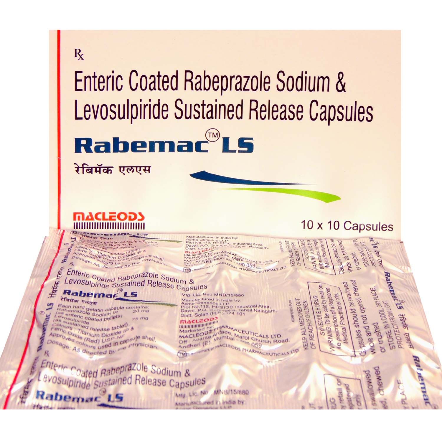 Rabemac LS Capsule | Uses, Side Effects, Price | Apollo Pharmacy