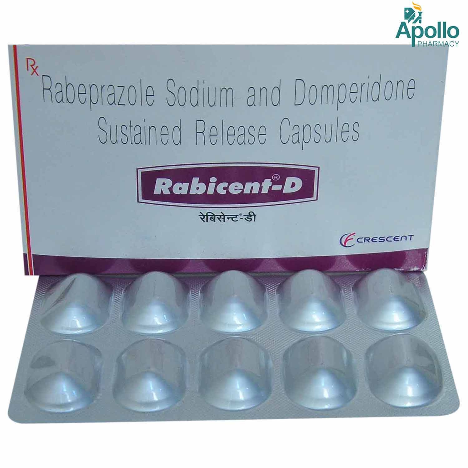 Rabicent-D Tablet 10's Price, Uses, Side Effects, Composition - Apollo ...