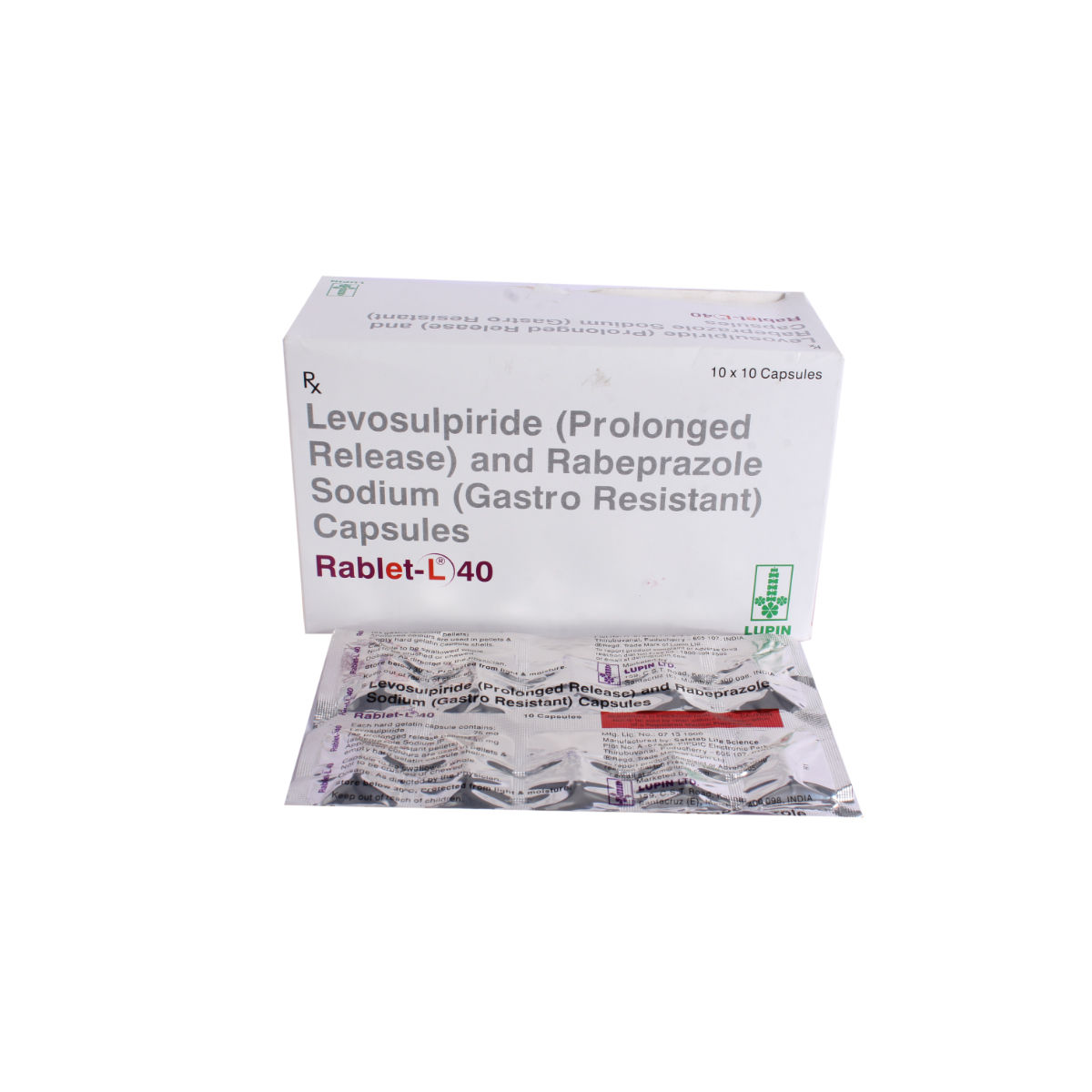 Rablet L 40 Capsule 10's Price, Uses, Side Effects, Composition ...