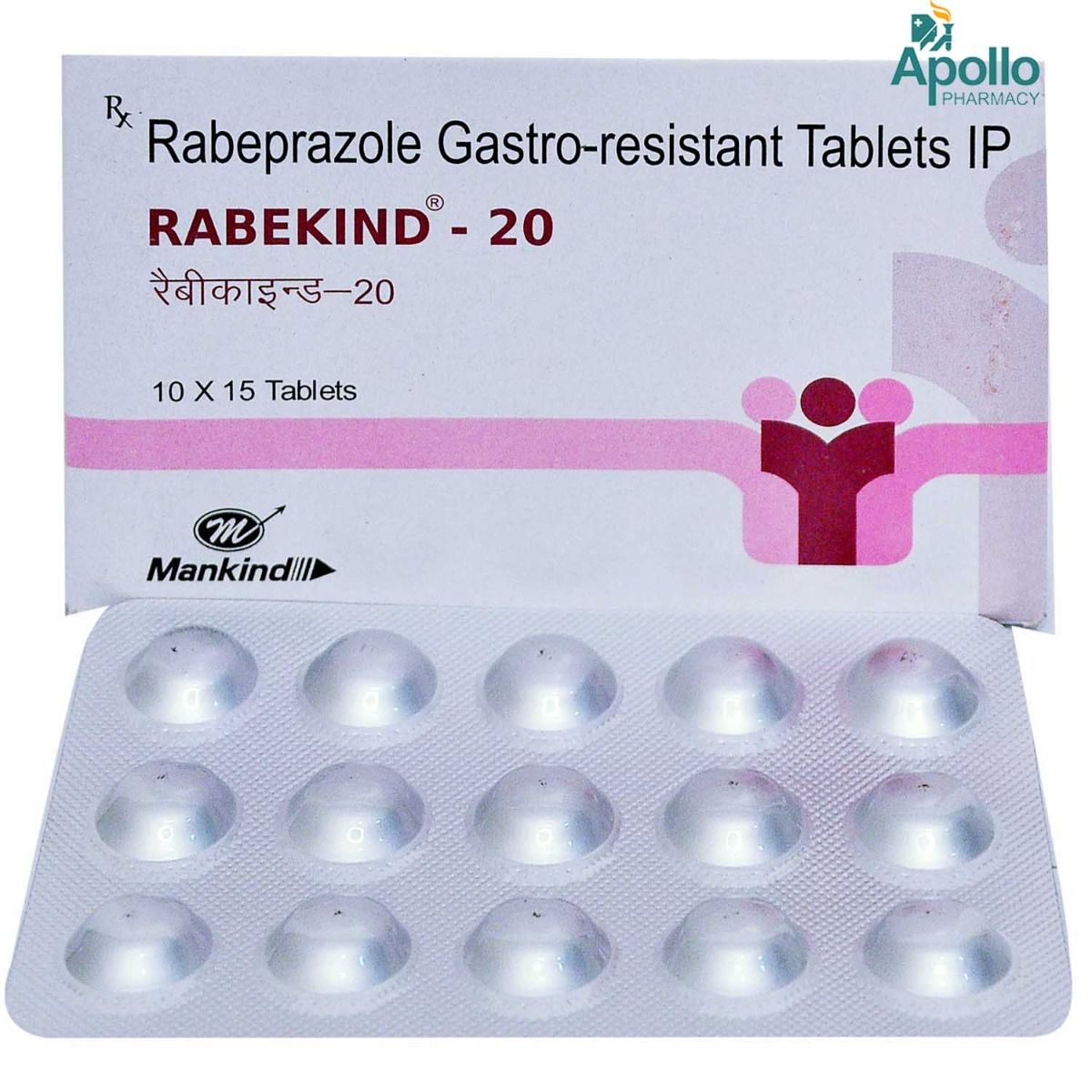 Rabekind 20 Tablet 15's Price, Uses, Side Effects, Composition - Apollo ...