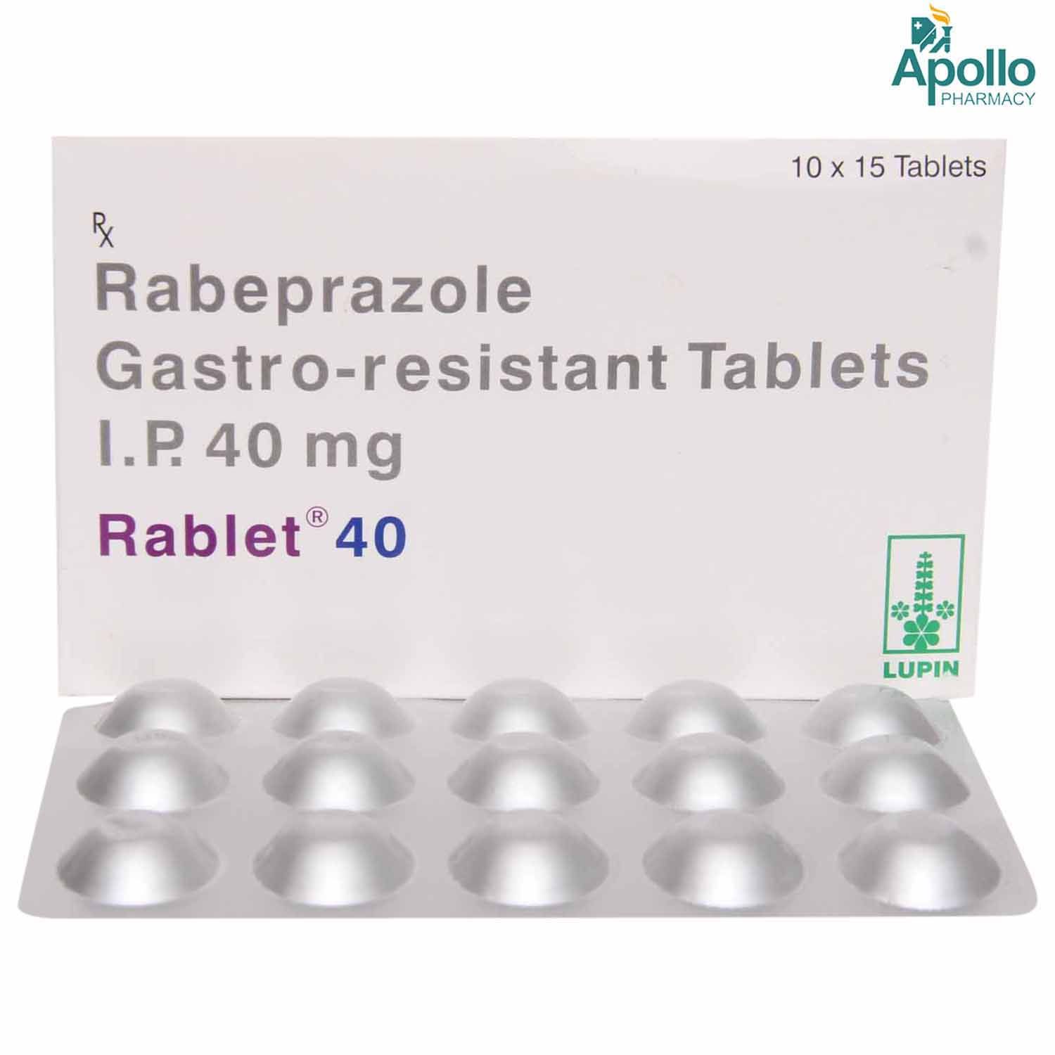 Rablet 40 Tablet 15's Price, Uses, Side Effects, Composition - Apollo ...