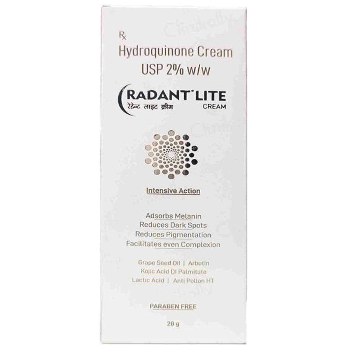 Radant Lite Cream | Uses, Side Effects, Price | Apollo Pharmacy