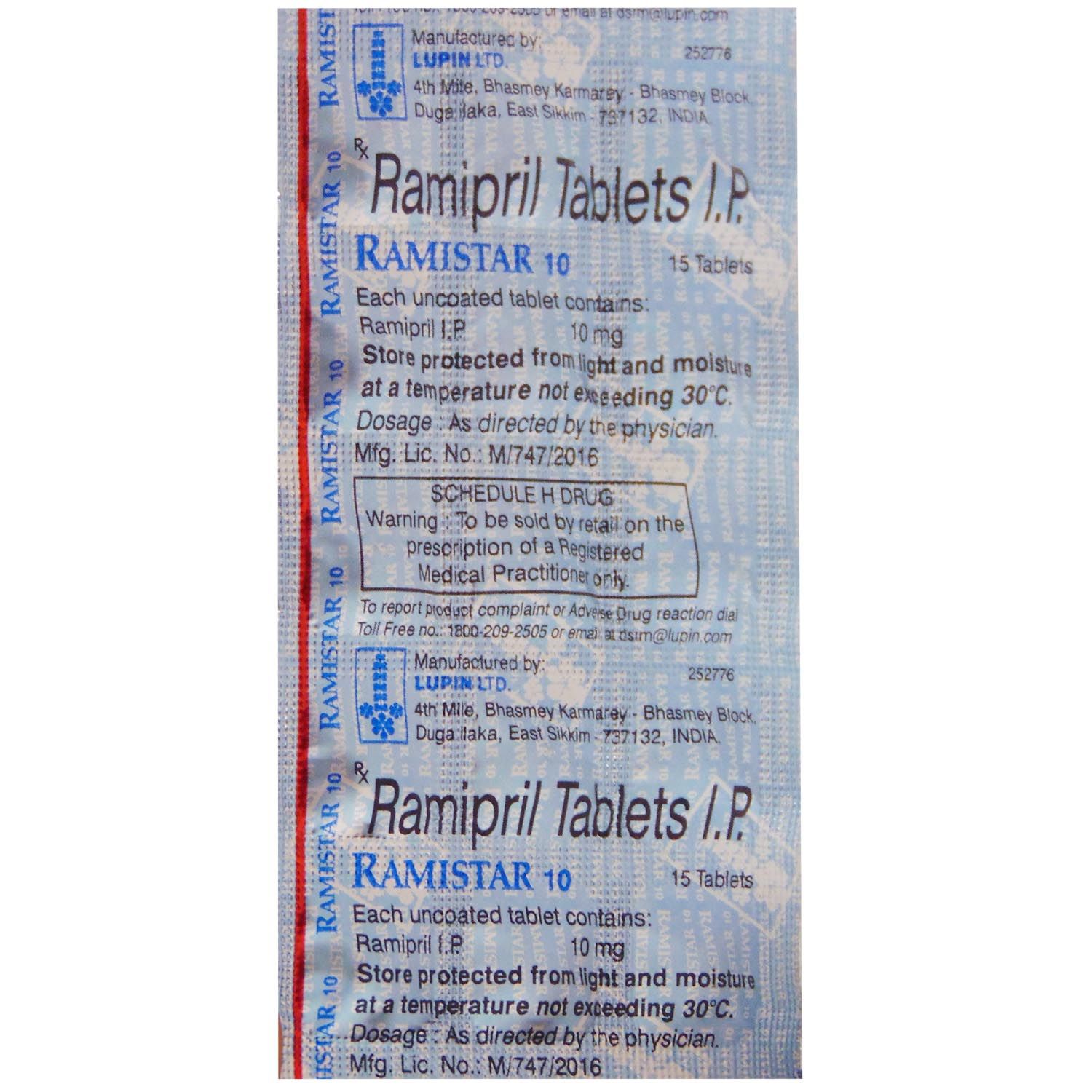 Ramistar 10mg Tablet 10's Price, Uses, Side Effects, Composition ...