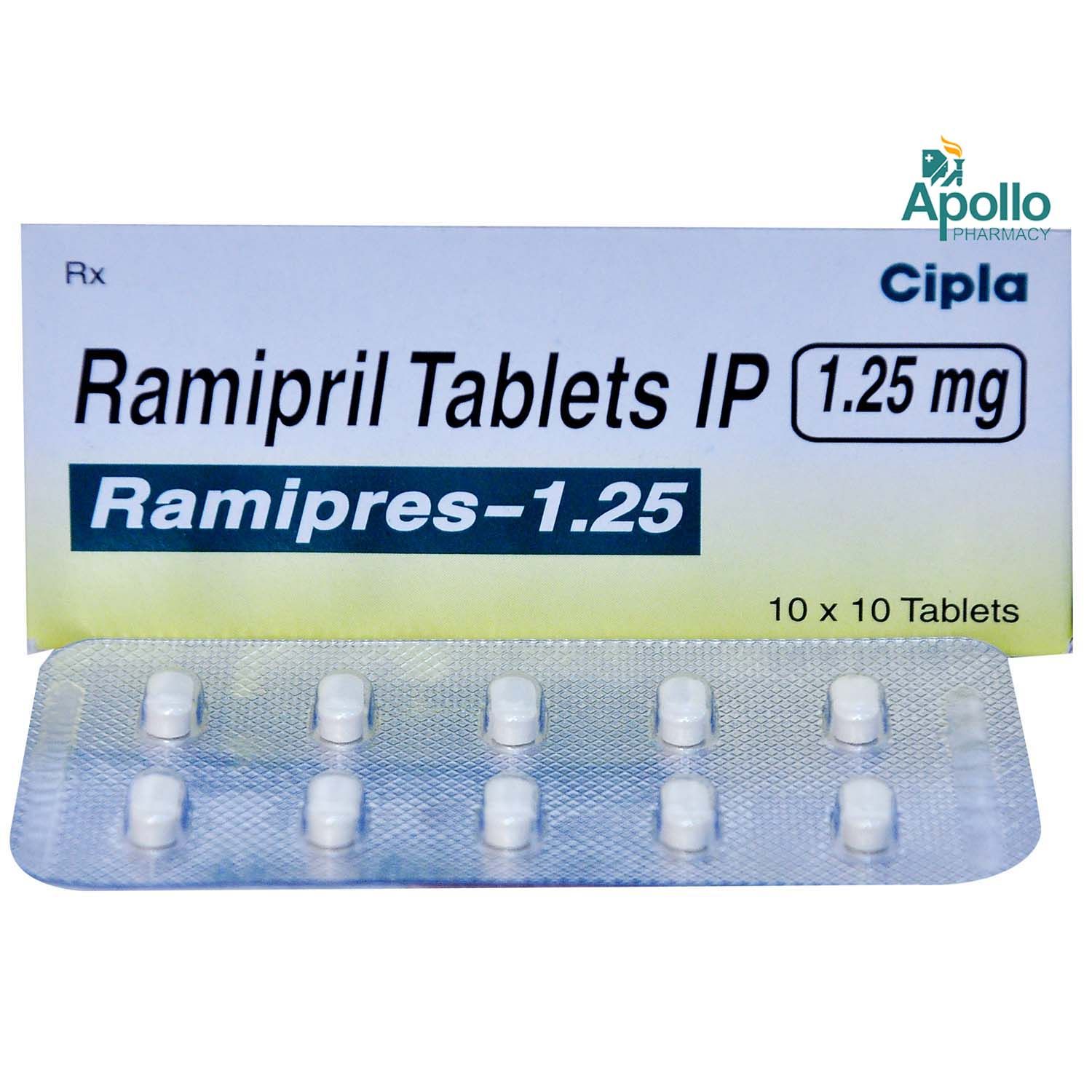 Ramipres-1.25 Tablet 10's Price, Uses, Side Effects, Composition ...