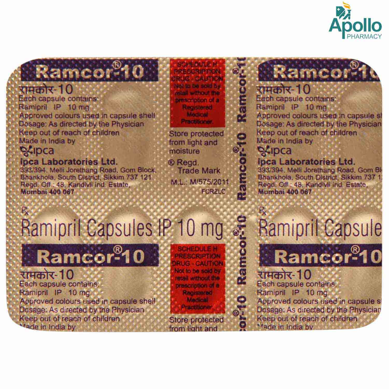 Ramcor-10 Capsule 10's Price, Uses, Side Effects, Composition - Apollo ...