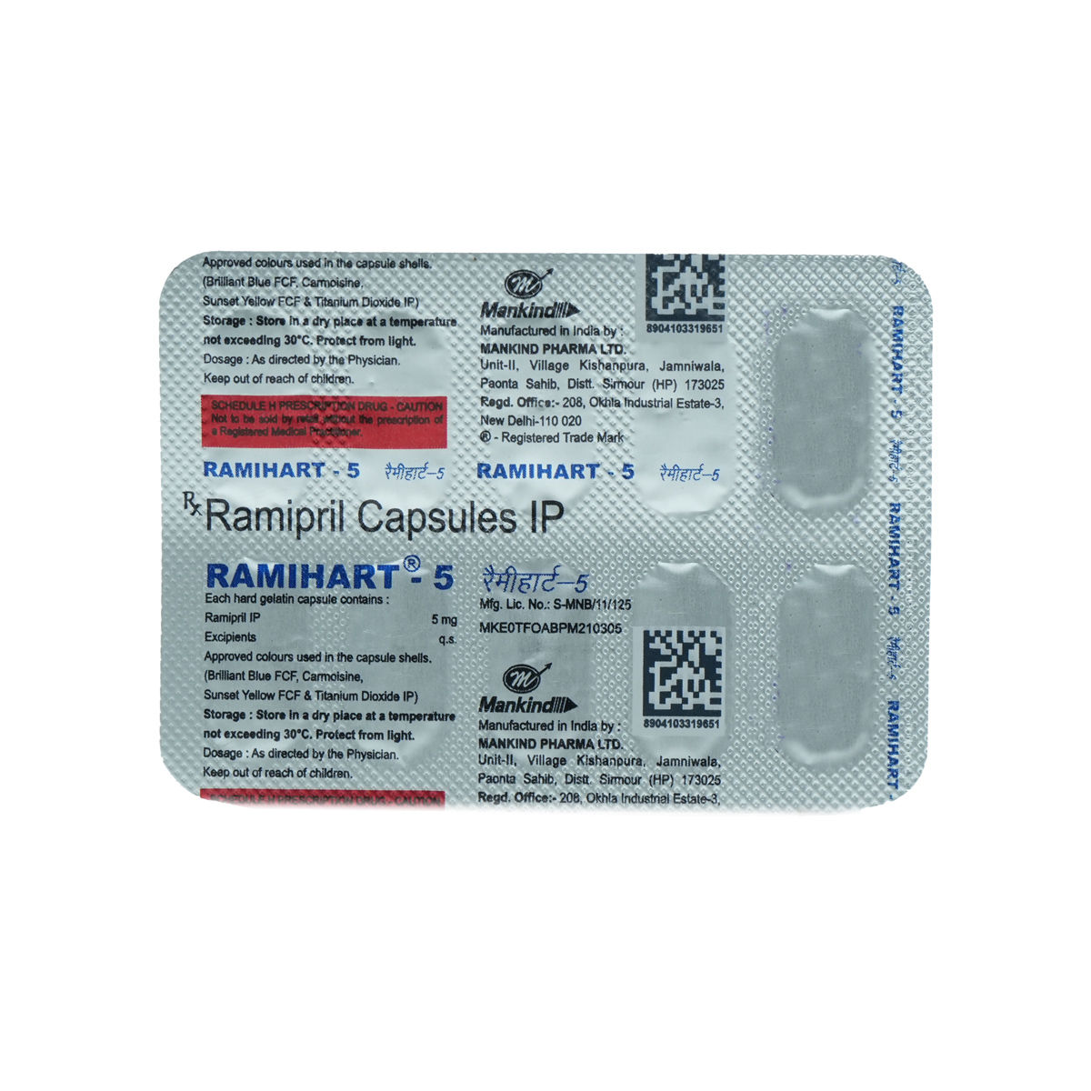 Ramihart 5 Capsule 7's Price, Uses, Side Effects, Composition - Apollo ...