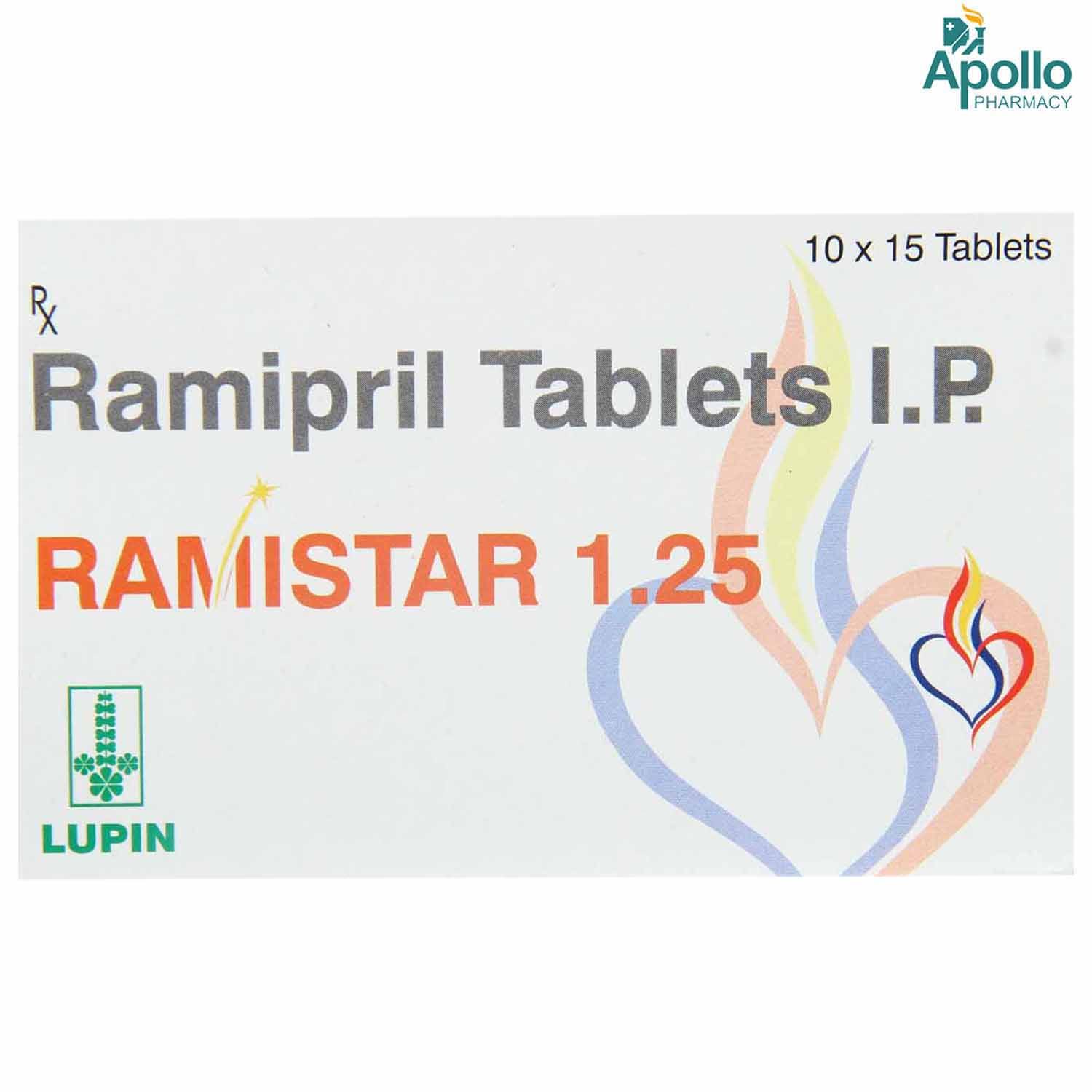 Ramistar 1.25 Tablet 15's Price, Uses, Side Effects, Composition ...