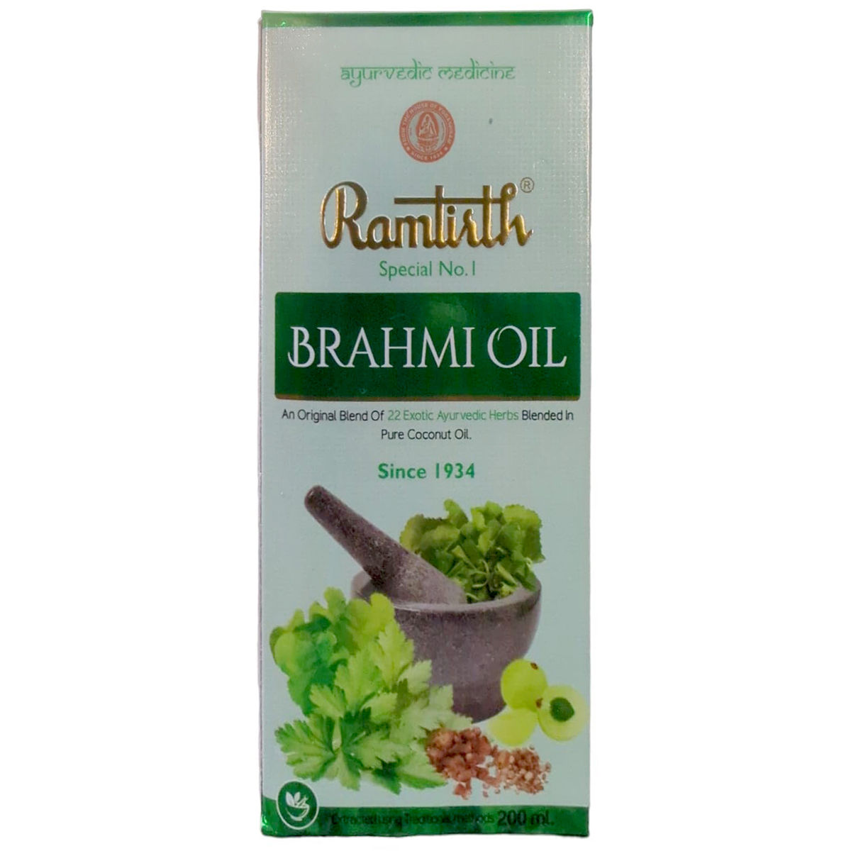 Buy Ramtirth Brahmi Oil, 200 ml | 19 Minutes Delivery | Apollo Pharmacy