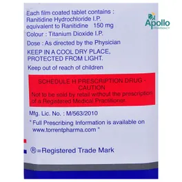 Ranitin-150 Tablet | Uses, Side Effects, Price | Apollo Pharmacy