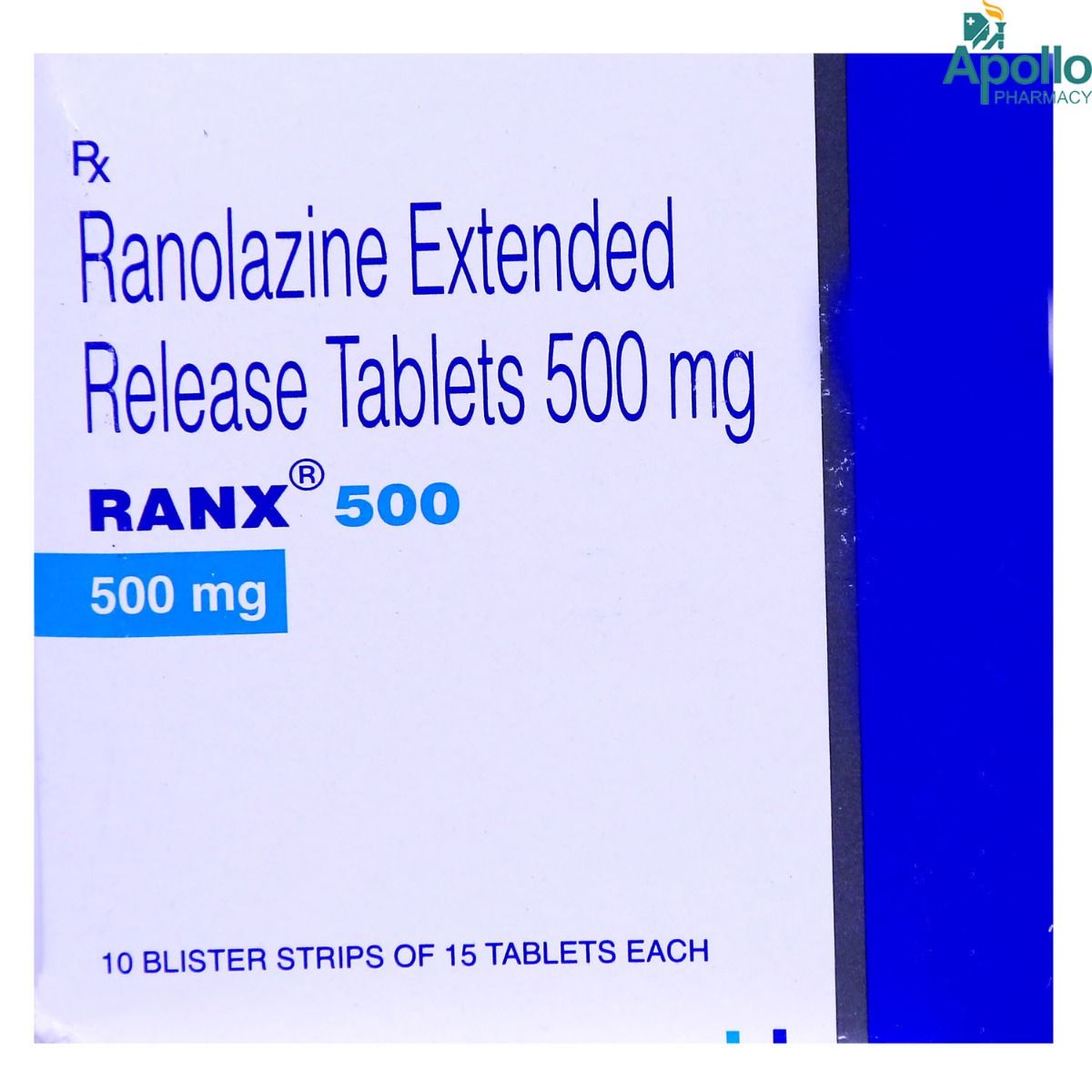 Ranx 500 Tablet 15's Price, Uses, Side Effects, Composition - Apollo ...