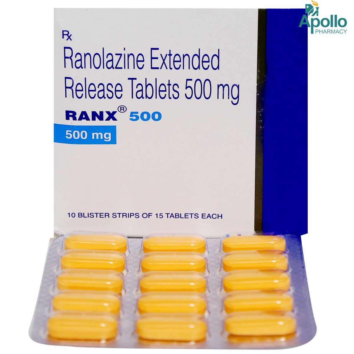 Ranx 500 Tablet 15's Price, Uses, Side Effects, Composition - Apollo ...