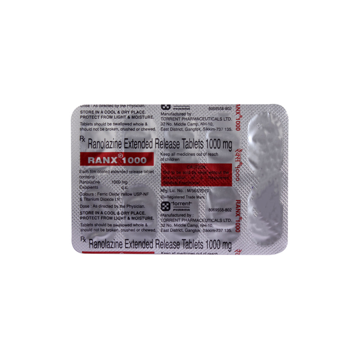 Ranx 1000mg Tablet 10's Price, Uses, Side Effects, Composition - Apollo ...