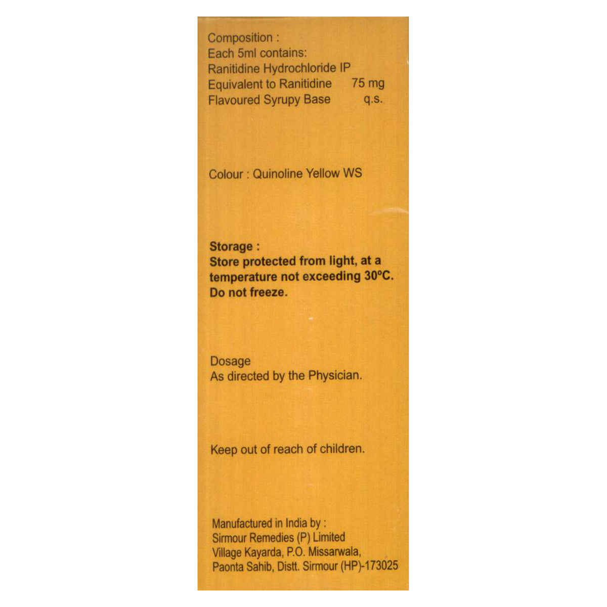 Ranidom PD Syrup | Uses, Side Effects, Price | Apollo Pharmacy