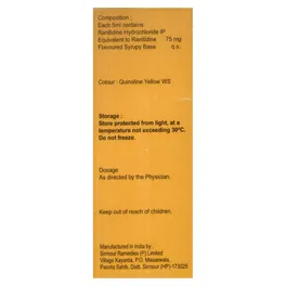 Ranidom PD Syrup | Uses, Side Effects, Price | Apollo Pharmacy