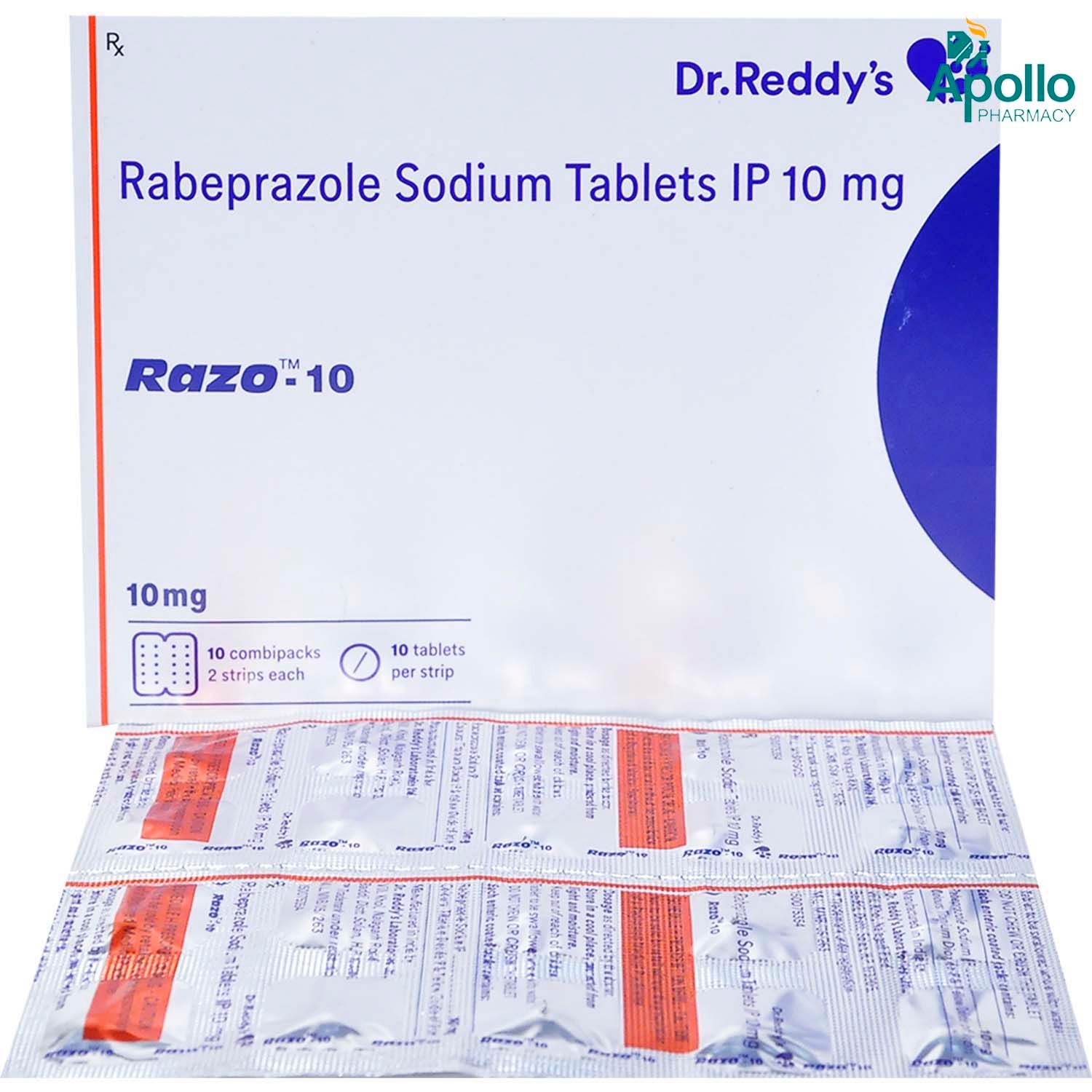 Razo-10 Tablet 10's Price, Uses, Side Effects, Composition - Apollo ...
