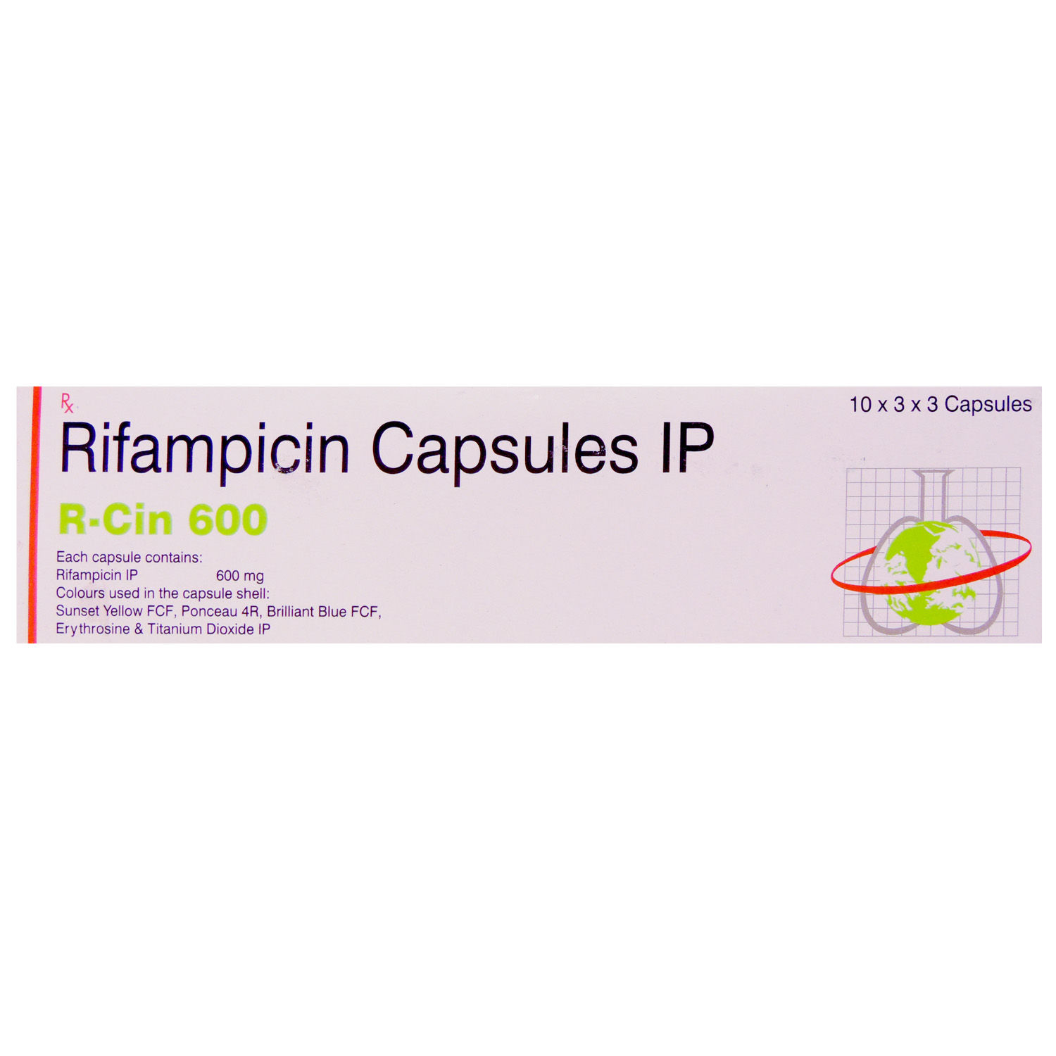 R Cin 600 Capsule 3's Price, Uses, Side Effects, Composition - Apollo ...
