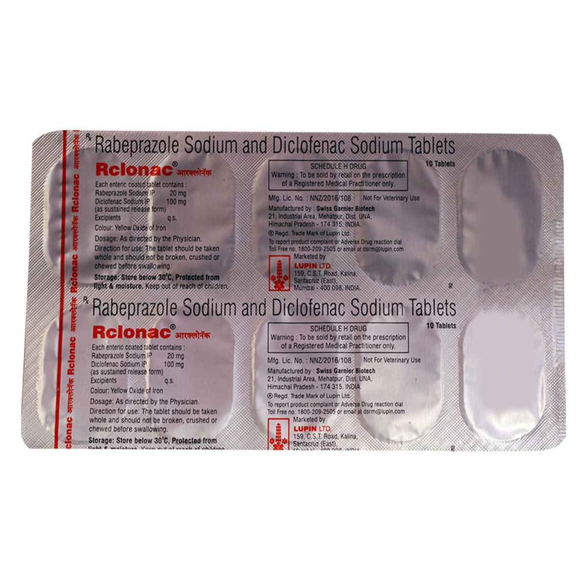 Rclonac Capsule 10's Price, Uses, Side Effects, Composition - Apollo ...