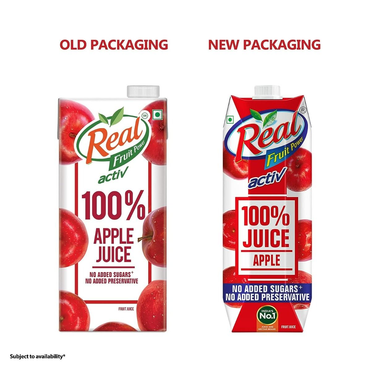 Real Fruit Power Activ 100% Apple Fruit Juice, 1 Litre Price, Uses ...