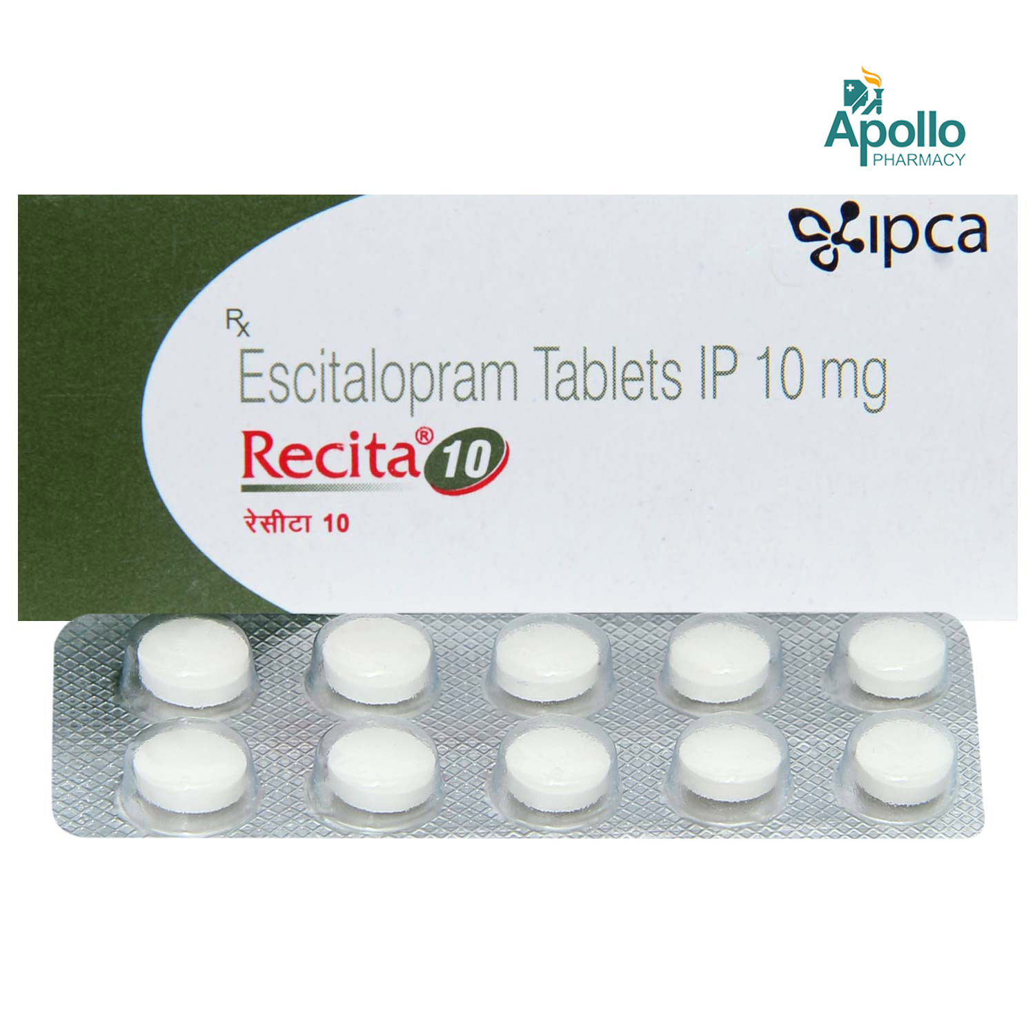 RECITA 10MG TABLET | Uses, Side Effects, Price | Apollo Pharmacy