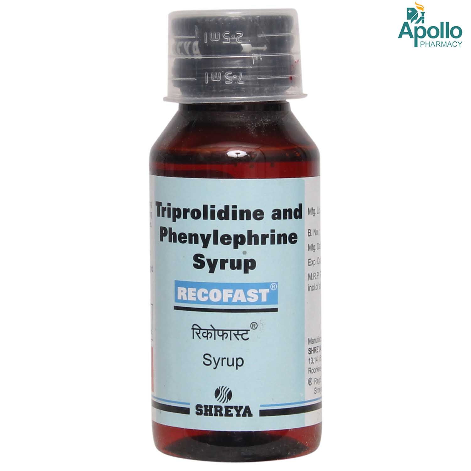 Recofast Syrup 60 ml Price, Uses, Side Effects, Composition - Apollo ...