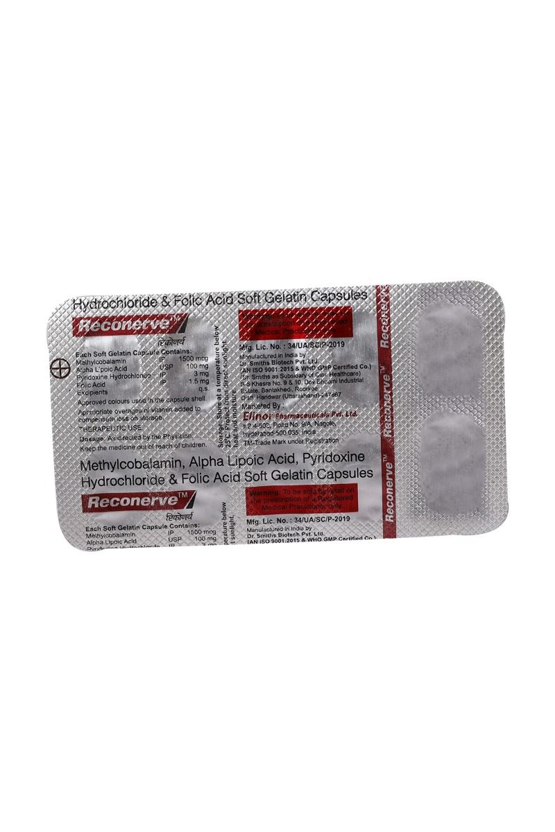 Reconerve Capsule | Uses, Side Effects, Price | Apollo Pharmacy