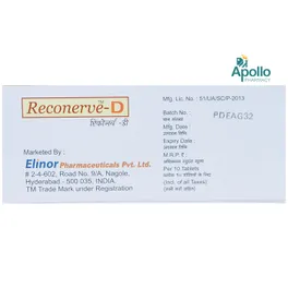 Buy Reconerve D Tablet | 19 Minutes Delivery | Apollo Pharmacy