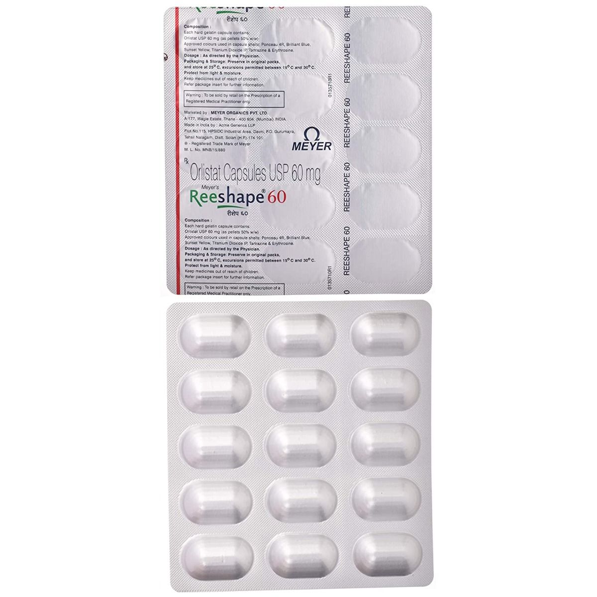 Reeshape 60 Capsule 15's Price, Uses, Side Effects, Composition ...