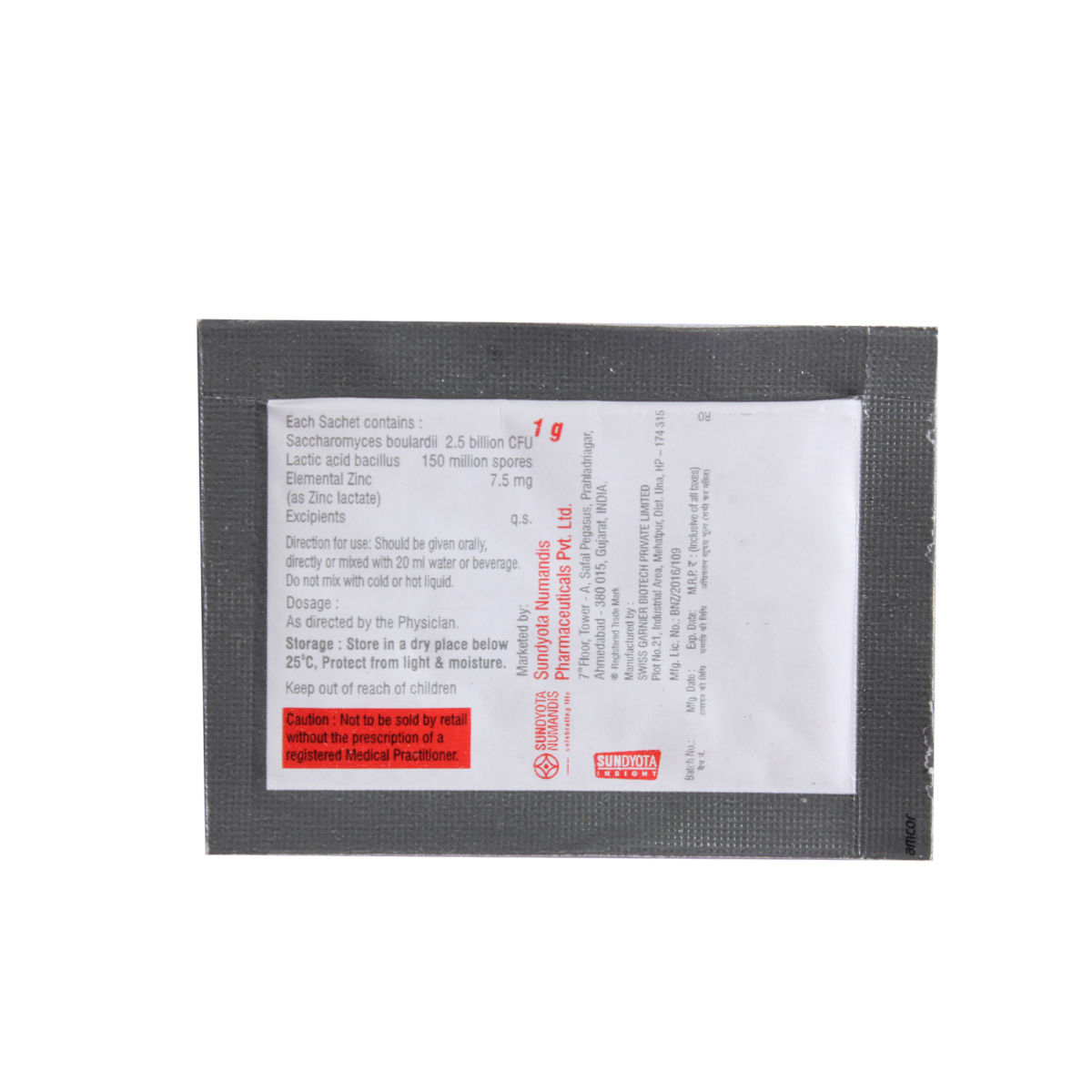 Reflora Z Sachet 1 gm | Uses, Side Effects, Price | Apollo Pharmacy