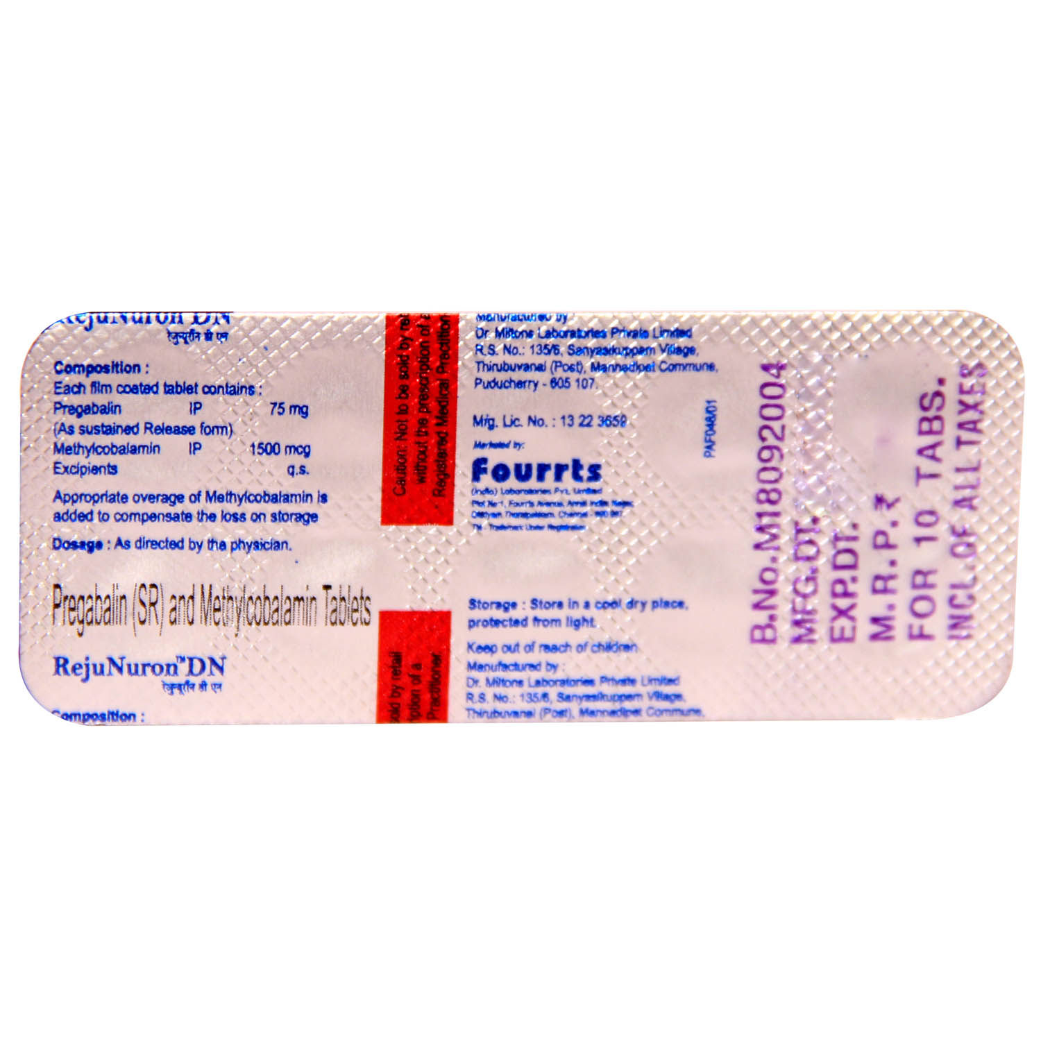 Rejunuron DN Tablet 10's Price, Uses, Side Effects, Composition ...