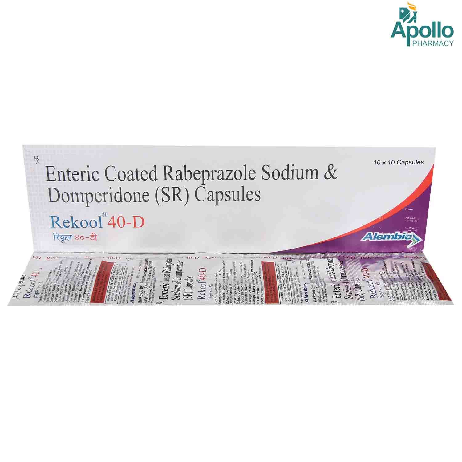 Rekool D 40 Capsule 10's Price, Uses, Side Effects, Composition ...