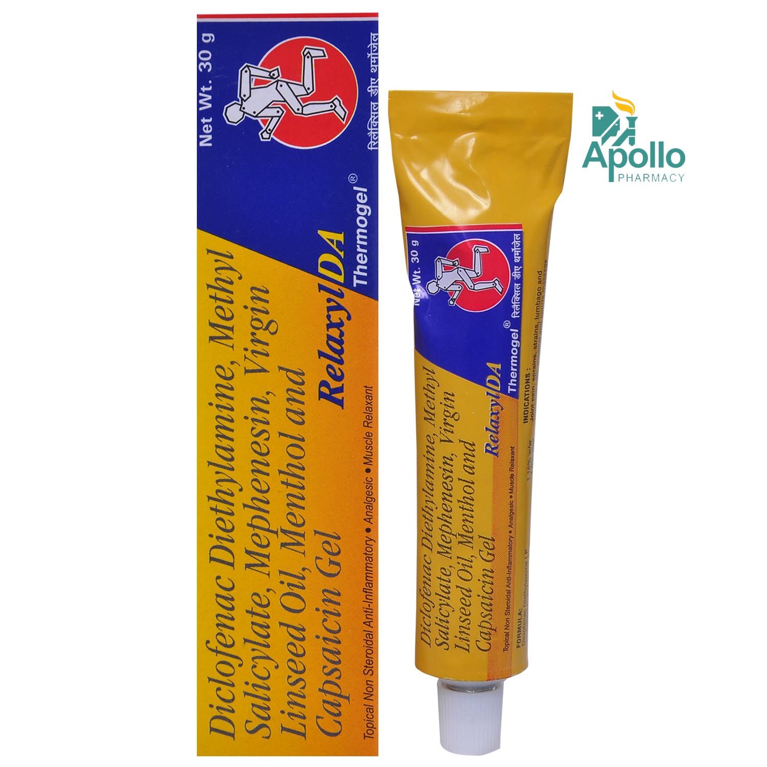 Relaxyl DA Thermogel 30 gm Price, Uses, Side Effects, Composition ...