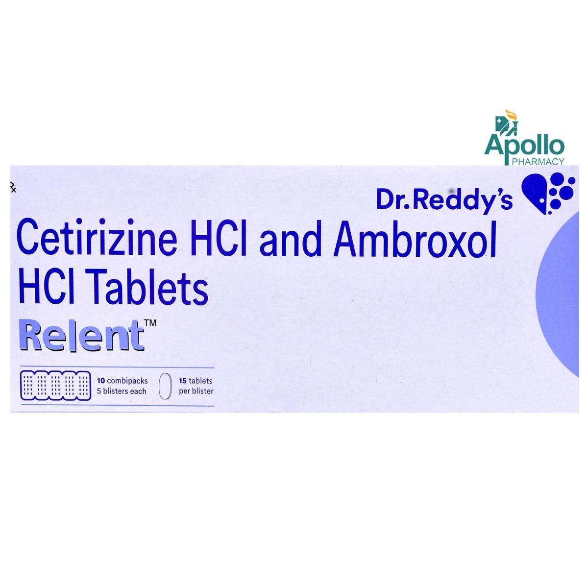 Relent Tablet 15's Price, Uses, Side Effects, Composition - Apollo Pharmacy