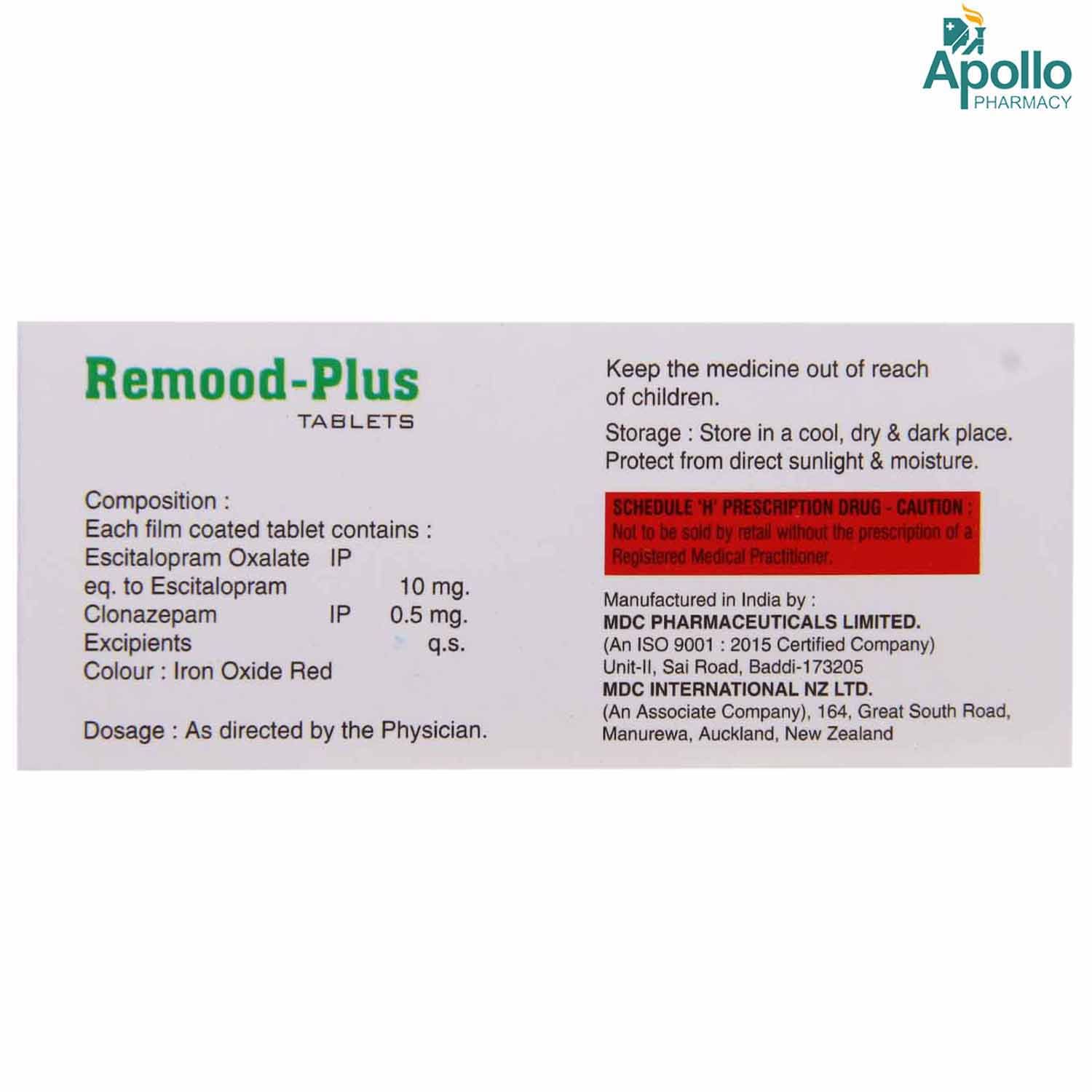 REMOOD PLUS TABLET Price, Uses, Side Effects, Composition - Apollo Pharmacy