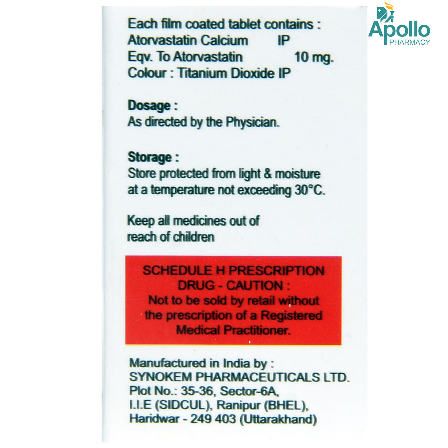 Remetor 10 Tablet 10's Price, Uses, Side Effects, Composition - Apollo ...