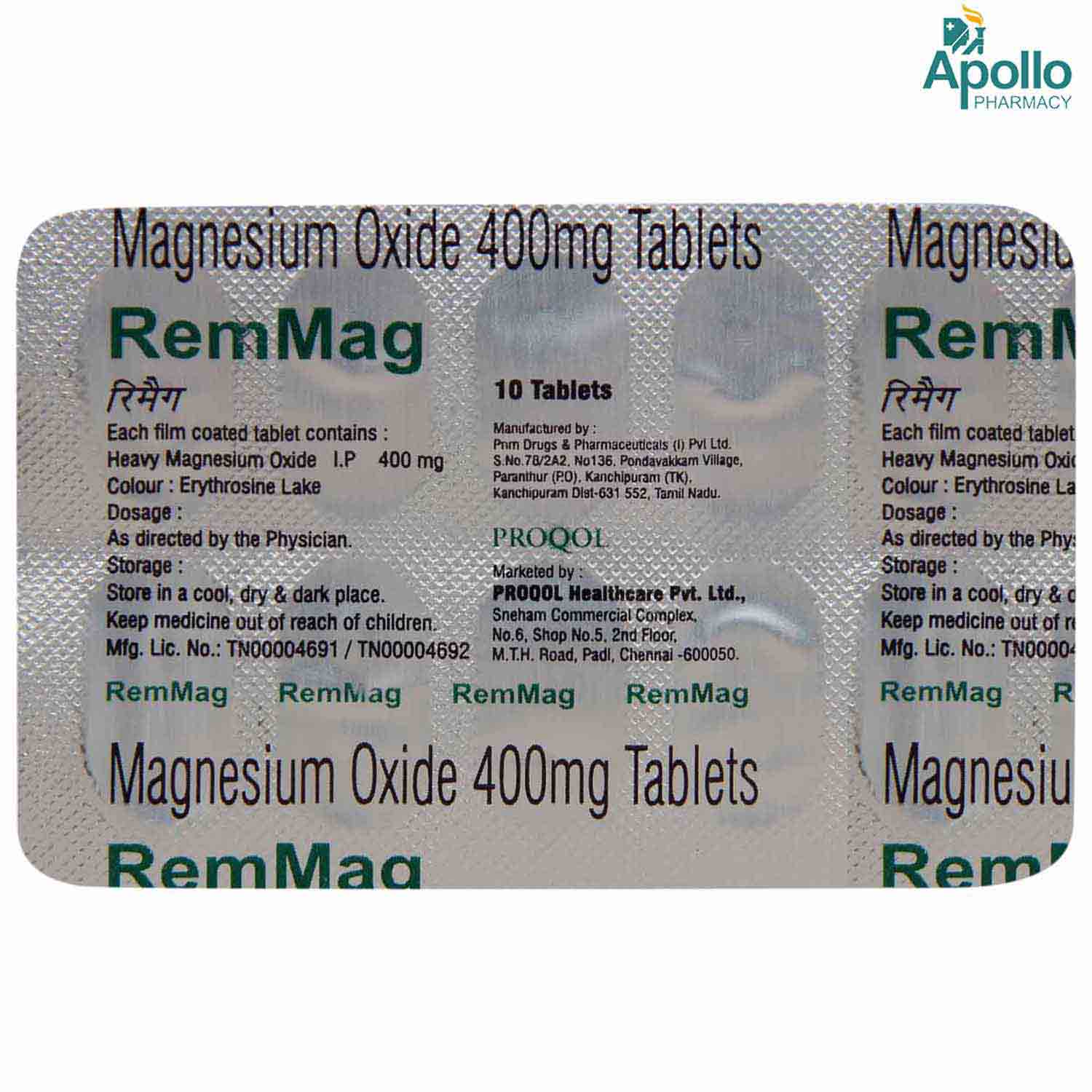 RemMag Tablet | Uses, Side Effects, Price | Apollo Pharmacy