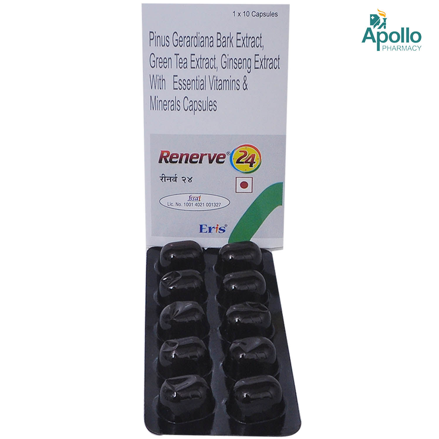 Renerve 24 Capsule 10's Price, Uses, Side Effects, Composition - Apollo ...
