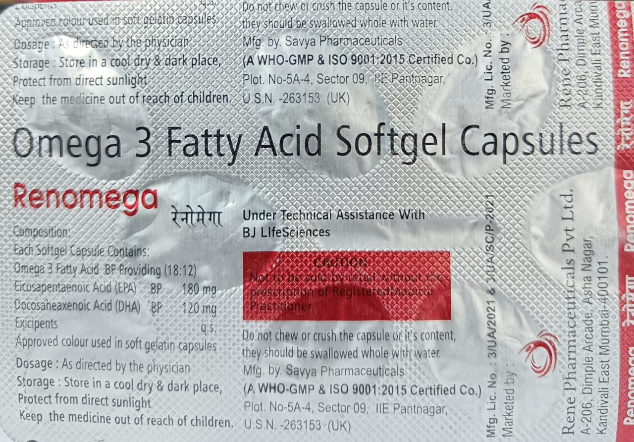 RENOMEGA CAPSULE | Uses, Side Effects, Price | Apollo Pharmacy