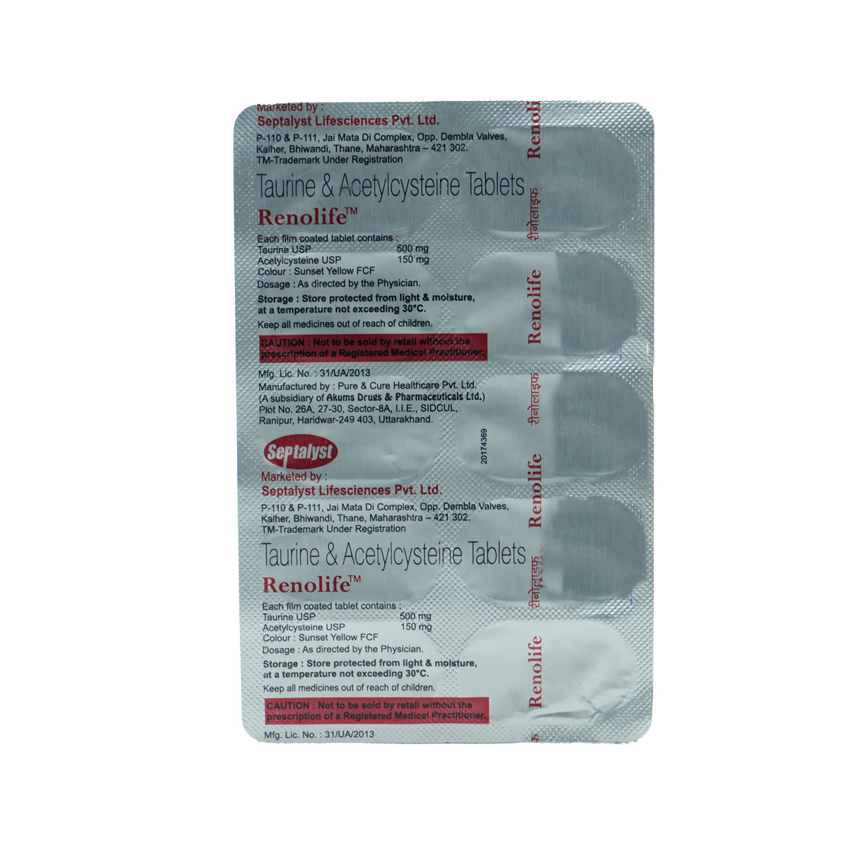 Renolife Tablet | Uses, Side Effects, Price | Apollo Pharmacy