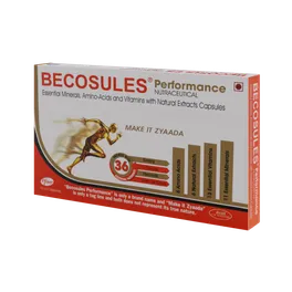 Becosules Performance Capsule | Uses, Side Effects, Price | Apollo Pharmacy