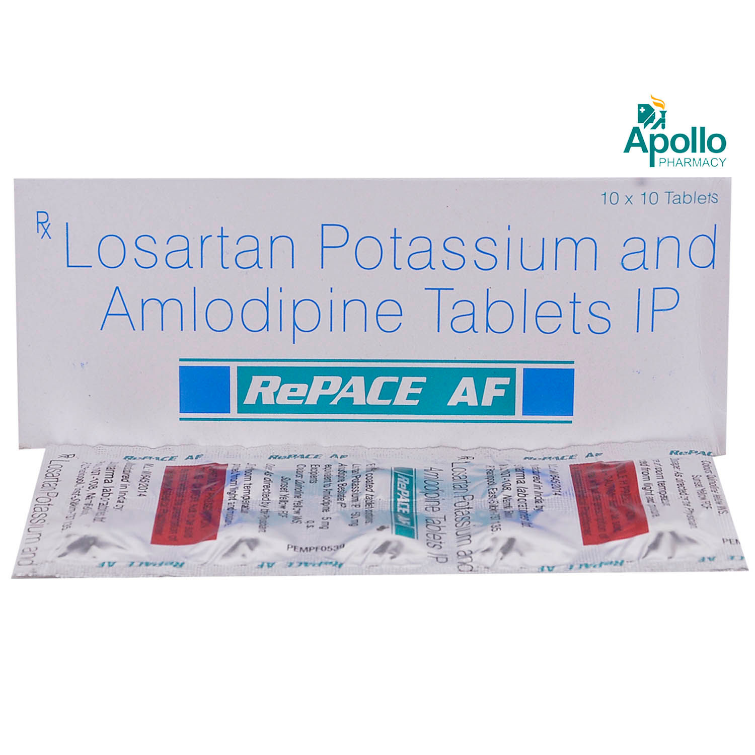 Repace AF Tablet 10's Price, Uses, Side Effects, Composition - Apollo ...