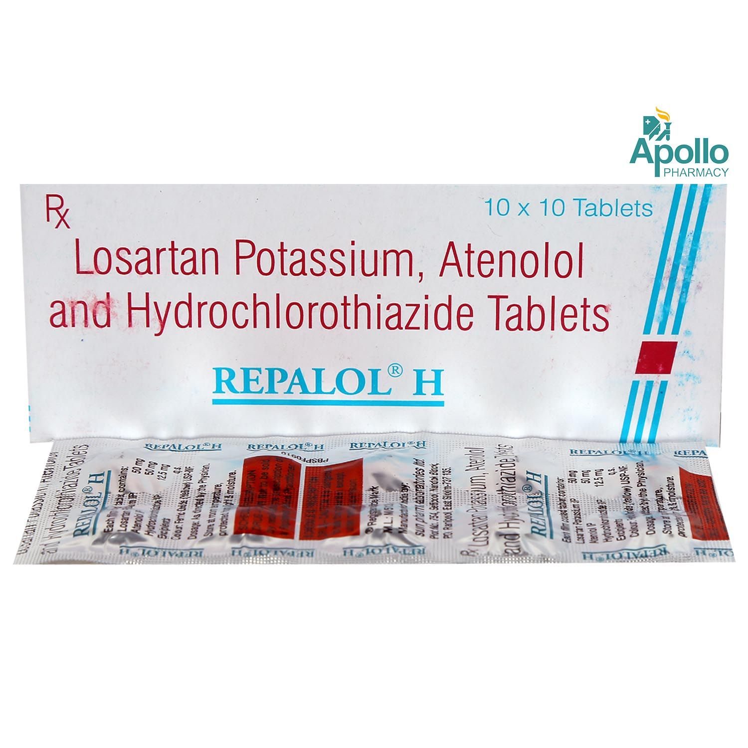 Repalol H Tablet 10's Price, Uses, Side Effects, Composition - Apollo ...