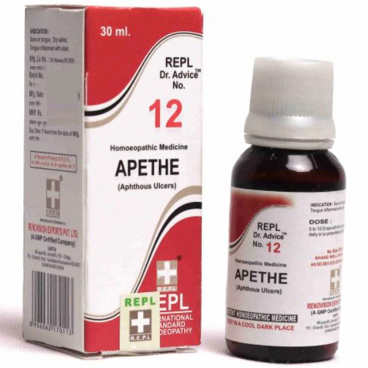 Buy REPL Dr. Advice No.12 Apethe Drops, 30 ml | 19 Minutes Delivery ...