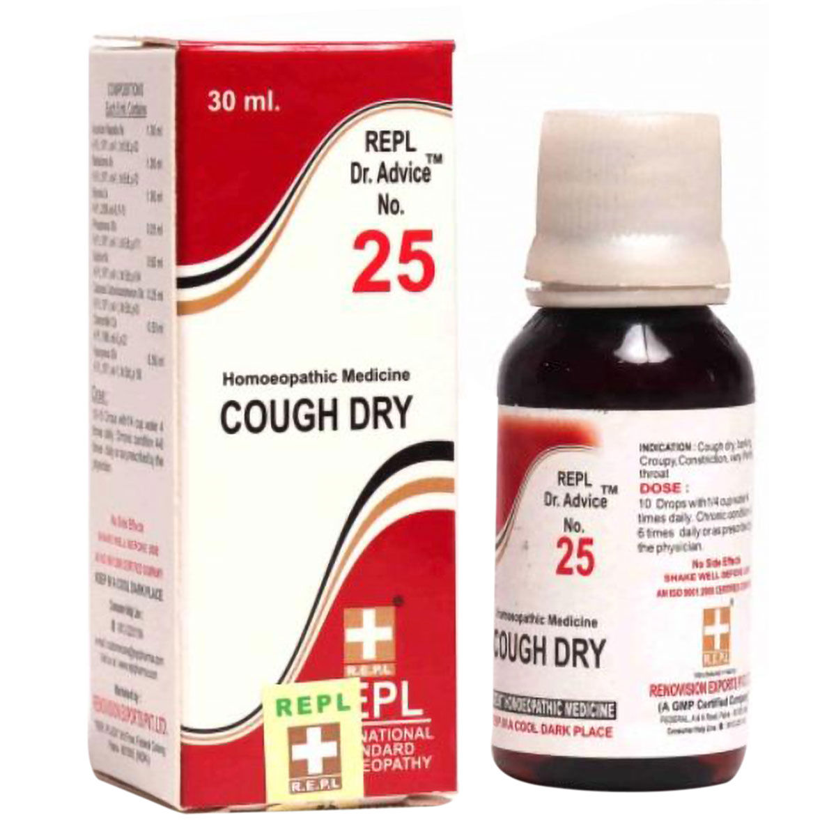 Buy REPL Dr. Advice No.25 Cough Dry Drops, 30 ml | 19 Minutes Delivery ...